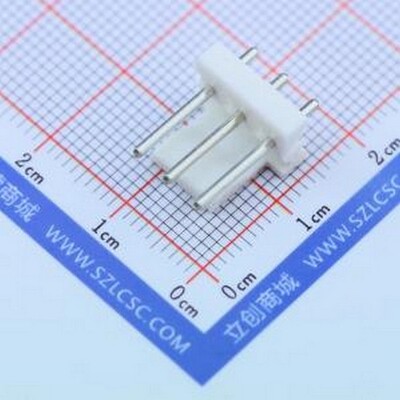 640388-3 线对板针座 间距:3.96mm 1x3P 插件,P=3.96mm