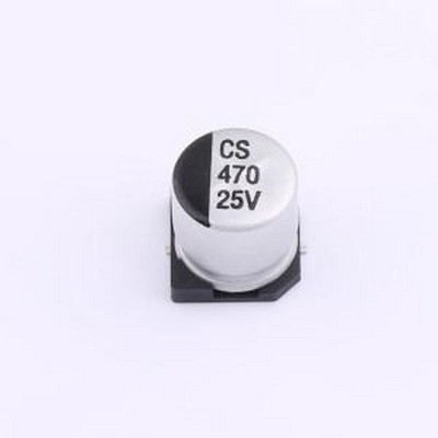 126RV0167 贴片型铝电解电容 470uF ±20% 25V SMD,D10xL10.5mm