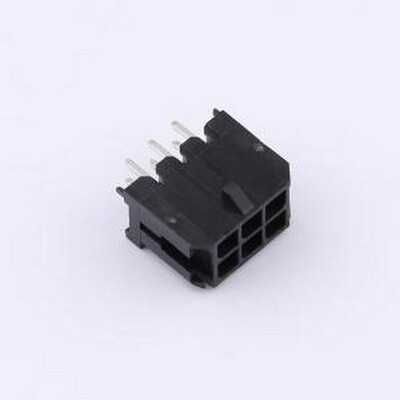 WAFER-MX300ZZ-23A 线对板针座 WAFER MX3.0直针2*3P 插件,P=3mm