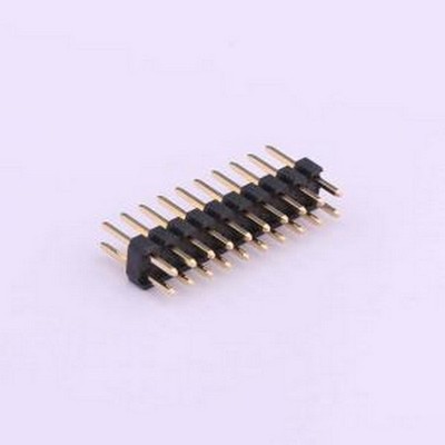 X4621WV-2X10I-C40D28 排针 2x10P 间距:2mm 方针 插件,P=2mm