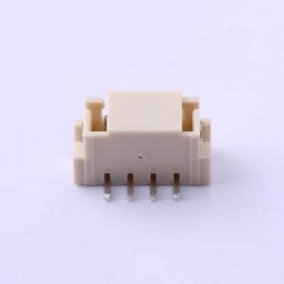 HX25003-4AB 线对板针座 1x4P 间距:2.5mm 立贴 系列:XH SMD,P=2.