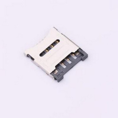 MICRO-SIM-006-H15 SIM卡连接器 翻盖式 MicroSIM卡 卡座 SMD