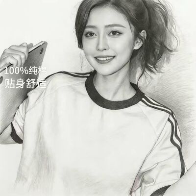 4-15D~情侣款刺绣短袖L0010