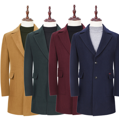 秋冬外套中长款新款羊毛大衣