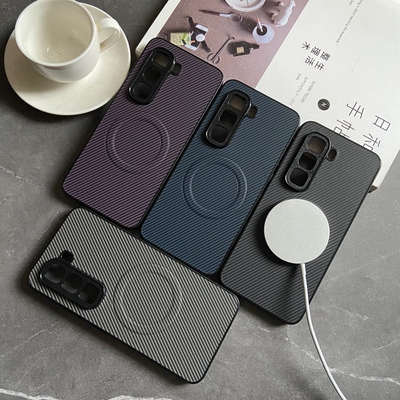 简约商务个性创意磁吸碳纤维纹男女款适用传音Infinix HOT50pro+手机壳防摔Note40pro保护套潮