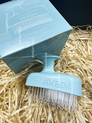 现货 aveda 艾梵达头皮管理毛囊清洁按摩梳子  好抓握 湿发可用
