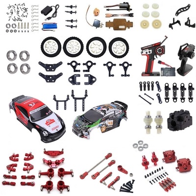 伟力K969K989配件齿轮胎车壳拉杆摆臂接收机避震电池遥控车充电器