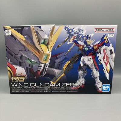 万代正品RG 飞翼高达零式 WING GUNDAM ZERO 1/144 高达拼装 模型