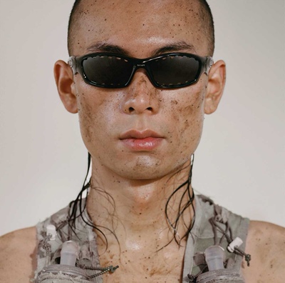 Satisfy X联名骑行防紫外线墨镜男时尚潮未来感y2k机车风太阳镜女