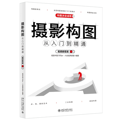 摄影构图从入门到精通（视频教程版） 北京大学旗舰店正版