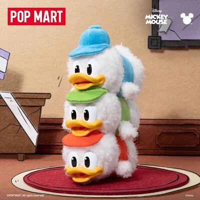 POPMART泡泡玛特迪士尼经典米奇家族萌在一起系列潮玩盲盒摆件礼