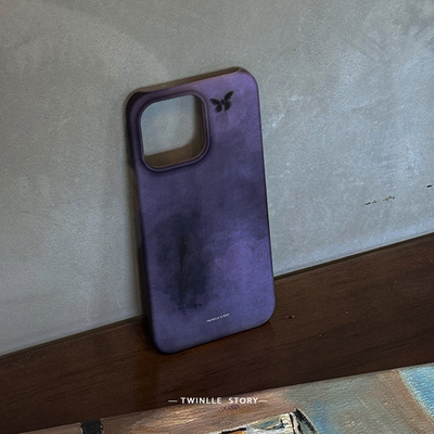 华为p50梦境蝴蝶手机壳性冷淡风