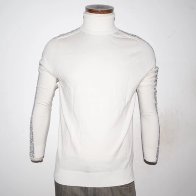 A男装冬高领长袖羊毛衫毛衣