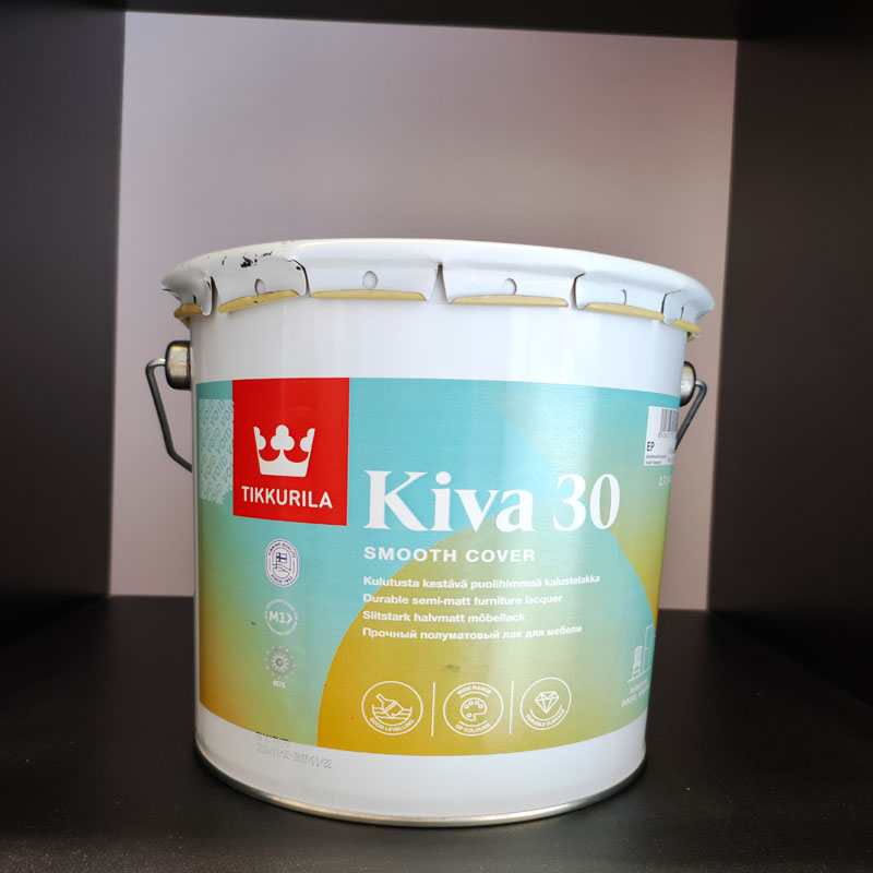 芬琳Kiva30吉娃水性木器漆清漆底面通用原装进口运费自理2.7L