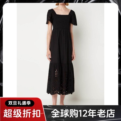 WHISTLES棉质中长裙气质百搭