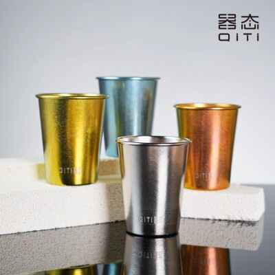 器态纯钛大容量可乐杯