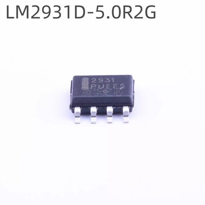 LM2931D-5.0R2G  LM2931D-5.0 低压差线性稳压LDO 100mA 40V ON