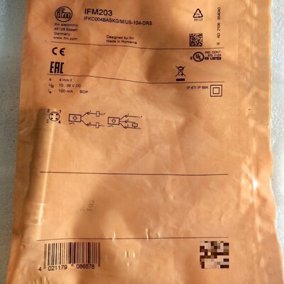 议价易福门IFM203接近开关型号IFKC004BASKG可维修
