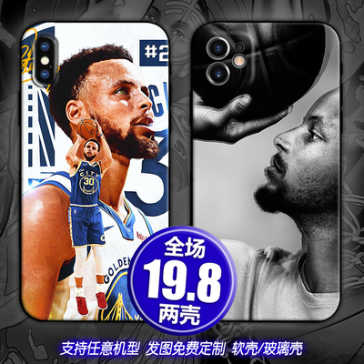 curry萌神库里适用小米11苹果13xsr华为p40mate手机壳定制三星s20