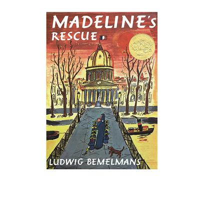英文原版 Madeline's Rescue 精装 Madeline's Rescue  廖彩杏书单 吴敏兰书单 凯迪克金奖 纽约时报年度绘本 儿童图画故事书