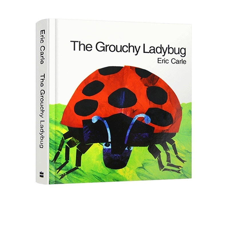 英文原版 The Grouchy Ladybug爱生气的瓢虫纸板书吴敏兰书单艾瑞卡尔 Eric Carle儿童成长亲子睡前读物_虎窝淘