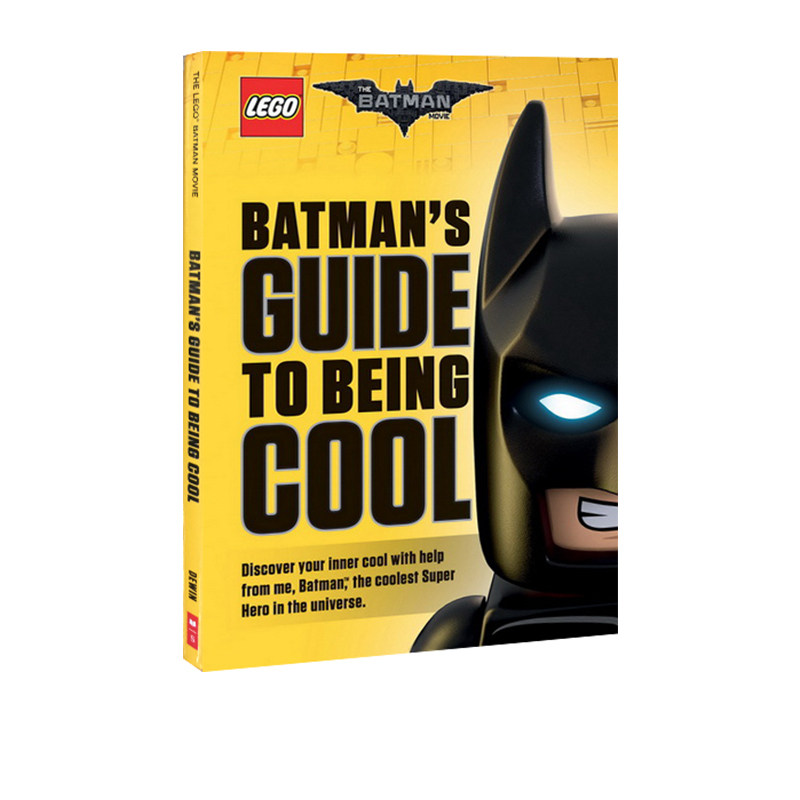 英文原版 LEGO BATMAN MOVIE LEGO BATMAN GUIDE TO BEING COOL乐高蝙蝠侠指南儿童启蒙漫画书学乐 ...