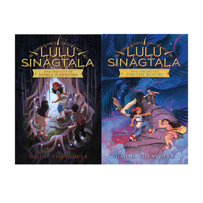 预售 英文原版 露露・星塔拉与神域之战 2册 精装 Lulu Sinagtala and the Battle for the Realms 奇幻冒险小说 章节桥梁书