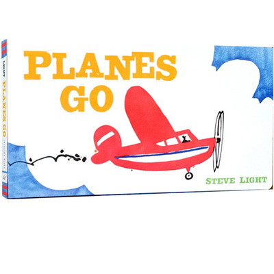英文原版 Planes Go 飞机纸板书 史蒂夫莱特的交通工具大书 儿童百科知识启蒙 Chronicle出品 Steve Light