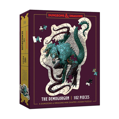 预售 英文原版 Dungeons & Dragons Mini Puzzle: Demogorgon 龙与地下城迷你拼图 魔高根版 含102 块收藏拼图