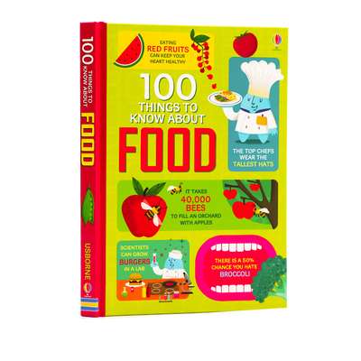 关于食物的100件事 Usborne大发现系列 100 Things to Know About Food 精装 英文原版 青少年科普百科知识绘本 尤斯伯恩