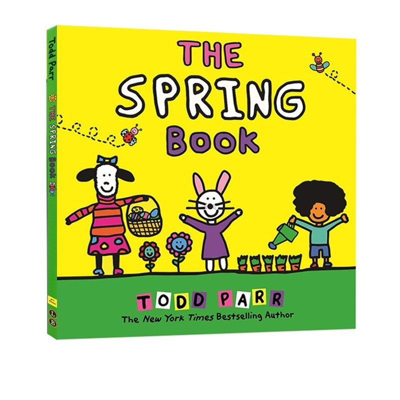 英文原版 Spring Book精装春之书 2021年新品纽约时报畅销书作家 Todd Parr儿童情商亲子启蒙绘本_虎窝淘
