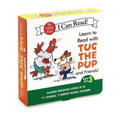 预售 英文原版 跟塔戈和他的朋友们学 第三辑 12册 Learn to Read with Tug the Pup and Friends! Box Set 3 盒装 启蒙认知分级