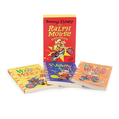英文原版 Ralph Mouse Collection 老鼠拉尔夫 3册套装 纽伯瑞奖获奖 雷梦拉同作者Beverly Cleary 少儿英文课外阅读章节小说