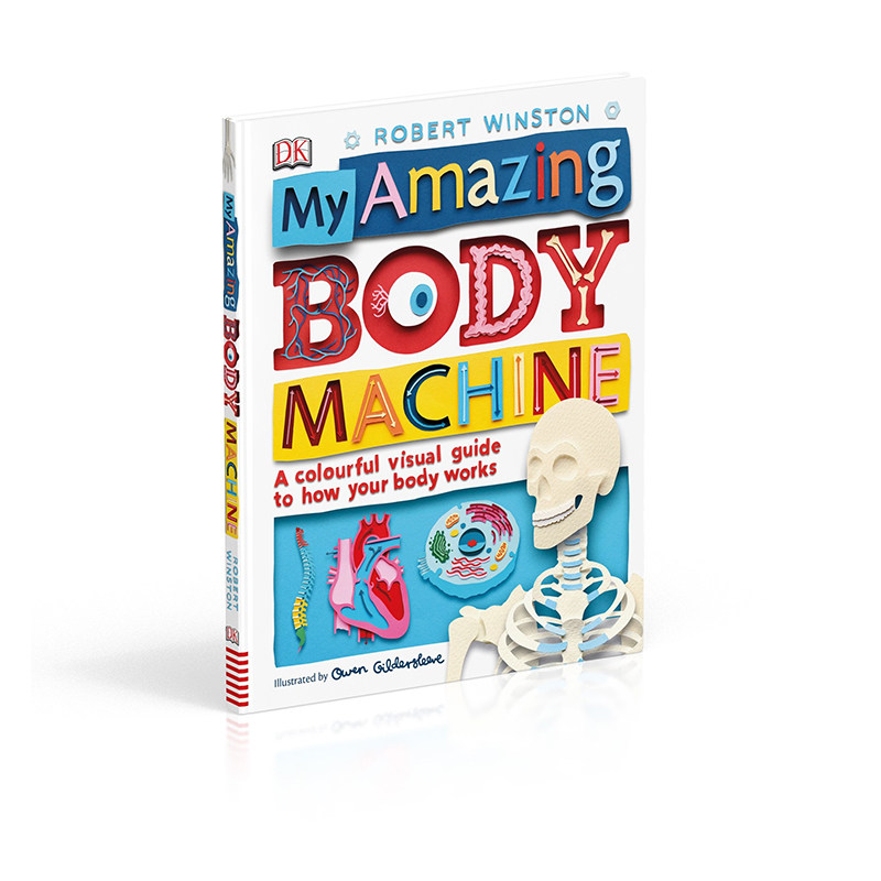 预售英文原版 DK我的奇妙身体精装 My Amazing Body Machine人类身体构造运作儿童科普图解百科全书_虎窝淘