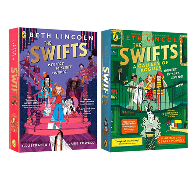预售 英文原版 The Swifts 斯威夫特一家 2册合售 无赖画廊 恶棍词典 Beth Lincoln