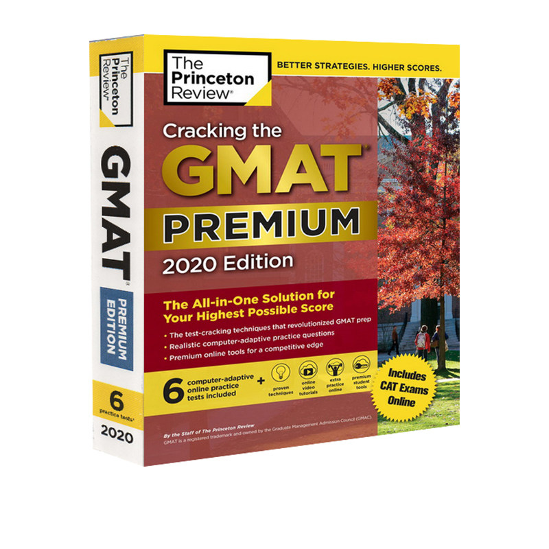 英文原版Cracking the GMAT Premium Edition with 6 Practice Tests攻克GMAT考试 ...