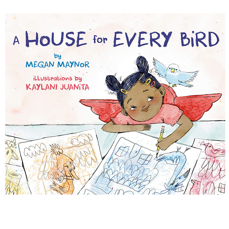 预售英文原版 A House for Every Bird精装儿童艺术启蒙插画故事绘本 Megan Maynor_虎窝淘