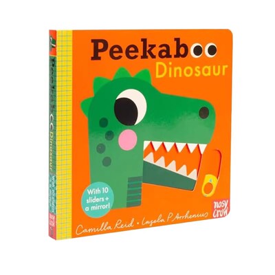 英文原版 Peekaboo Dinosaur 恐龙 躲猫猫系列 纸板机关操作书  Nosy Crow