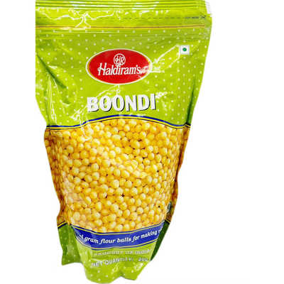 BOONDI Bengal gram flour balls making raita印度小吃 零食脆球