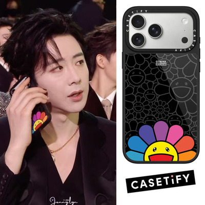 CASETiFY村上隆彩虹太阳花手机壳