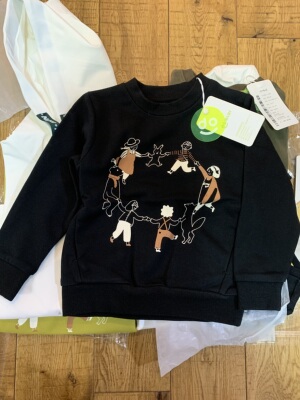 DML专柜正品儿童春秋纯棉圈圈毛童趣男童宝宝厚实卫衣