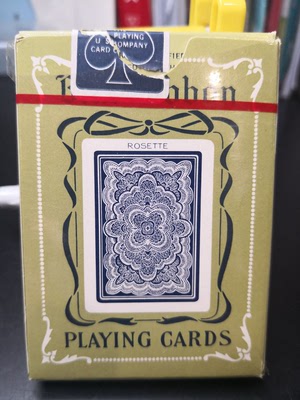 默默纸牌美国锯齿收藏扑克牌仅拆