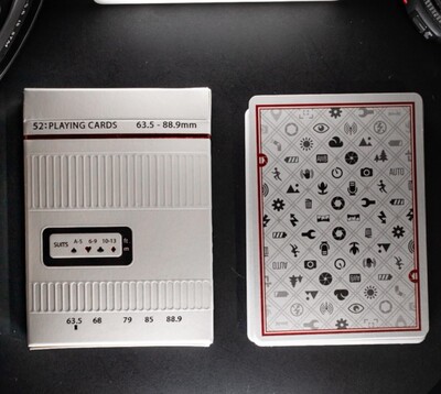 默默纸牌shooter deck美国进口摄影镜头魔术花切收藏款扑克牌