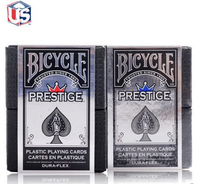 默默纸牌Bicycle Prestige Plastic deck美国威望防水塑料扑克