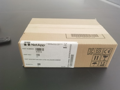 NetApp X357A 3.8T 12G SAS SSD DS224C X357A-R6