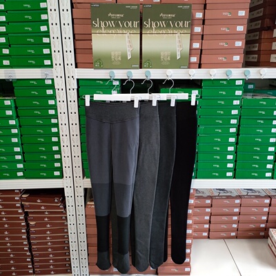 美尔丝分段微压棉竖条纹连裤袜女