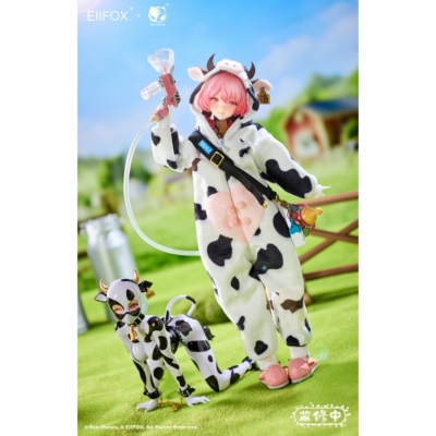 BearPanda奶牛MOMO可动手办