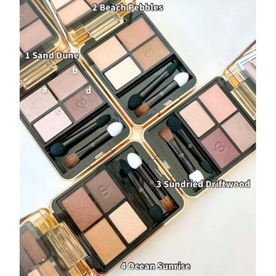 新版CPB肌肤之钥魅彩四色眼影盘小样试色哑光珠光09/01/02/12色全