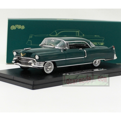 1:43 GFCC凯迪拉克Cadillac DeVille 1955帝威双门轿跑车模型深绿