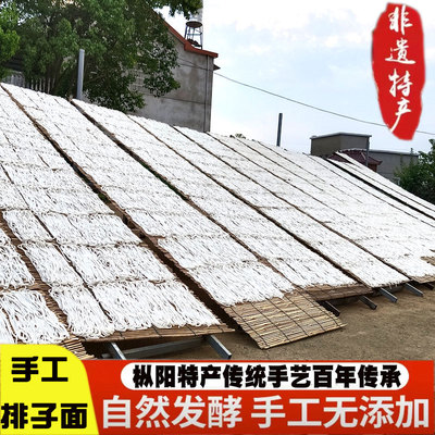 安徽枞阳手工特产农家义津排子面